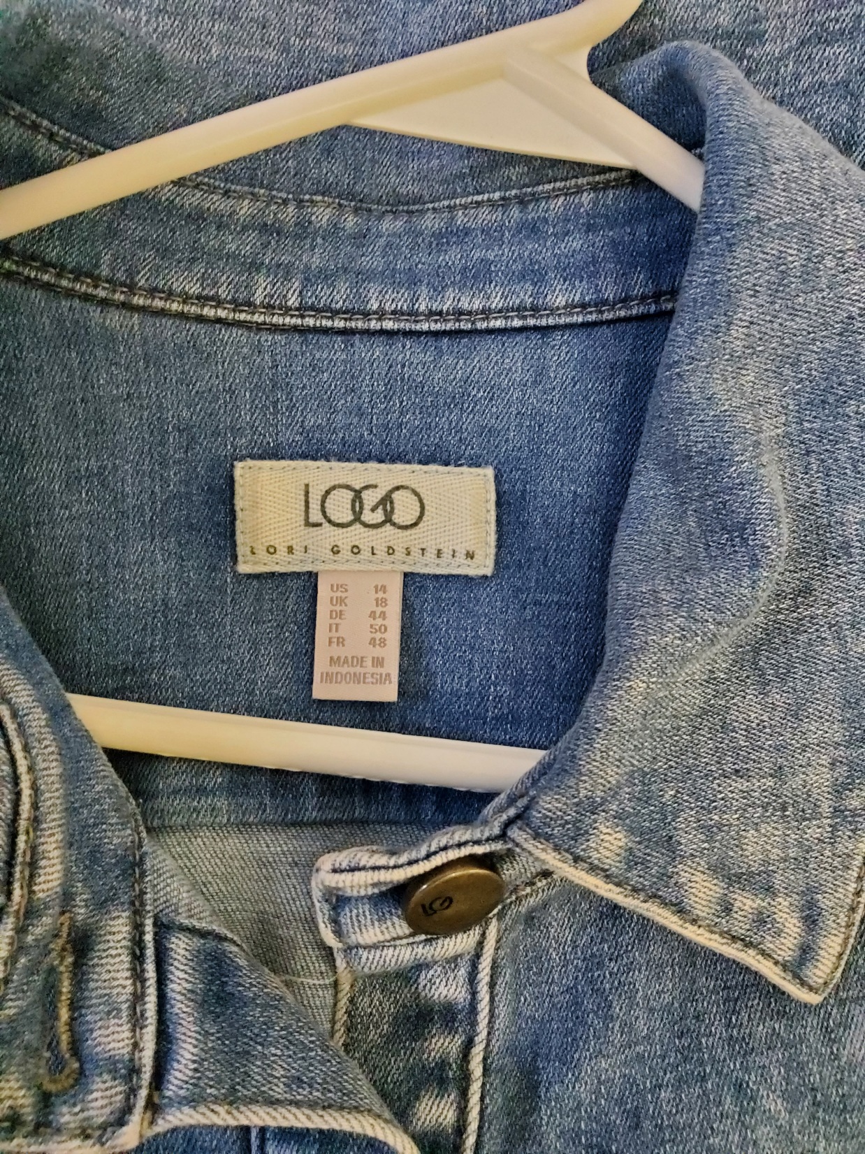 Logo Denim Jacket - Outreach East Online Store